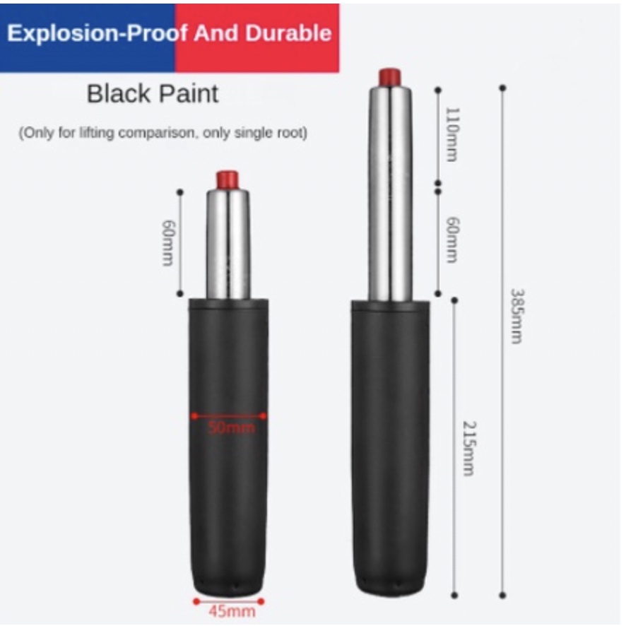 11" Gas Lift Cylinder Base Piston For Office Chair Replacement Fits ...