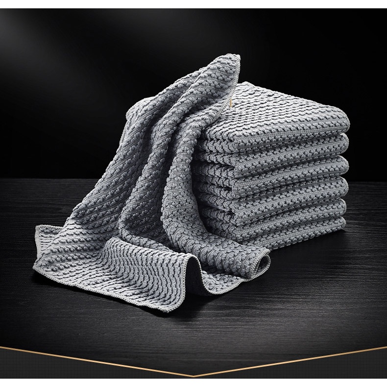 Koryaiko Ultra Premium Microfibre Kitchen Dish Cloth Waffle Weave 5 ...