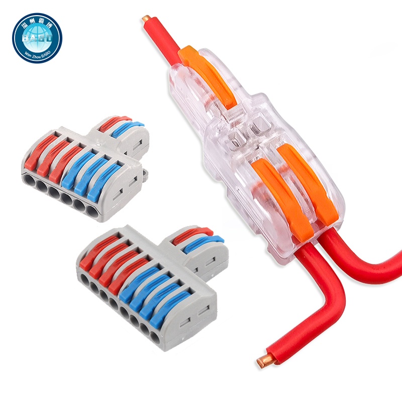 One-in-Multiple-Out Wire Connector, Color Handle, Branch Terminal ...