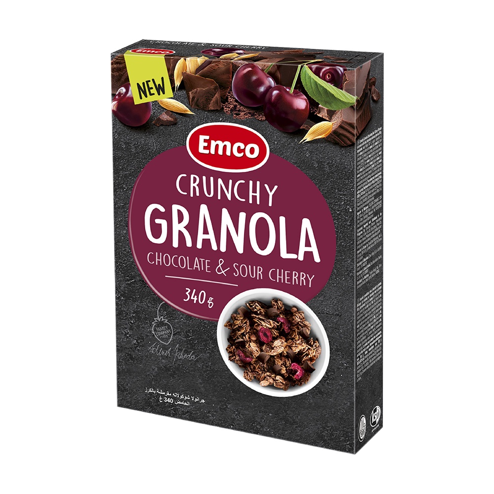 Suncoast Brands Emco Crunchy Granola – Choco Cherry 340g | Shopee ...