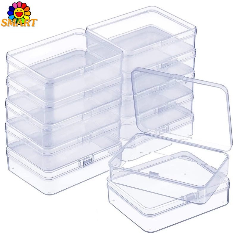 Multipurpose Plastic Storage Box Portable Transparent Jewelry Display ...