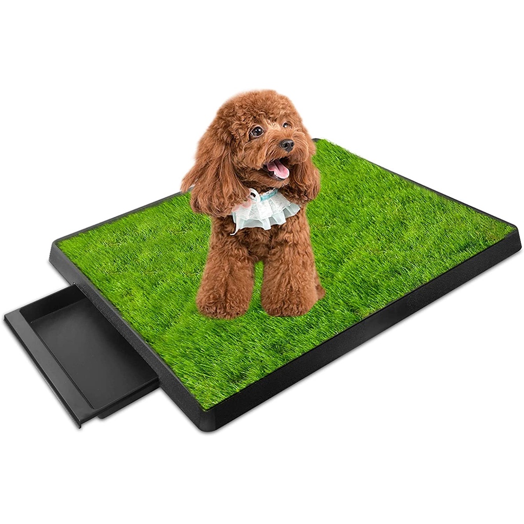 Grass Patch for Dogs, Artificial Grass for Dogs Potty with Tray, Fake ...