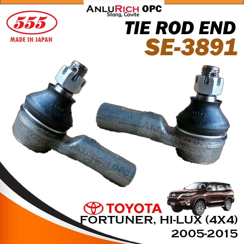 555 TIE ROD END (2PCS/SET) for TOYOTA FORTUNER / HI-LUX (4X4) 2005-2015 ...