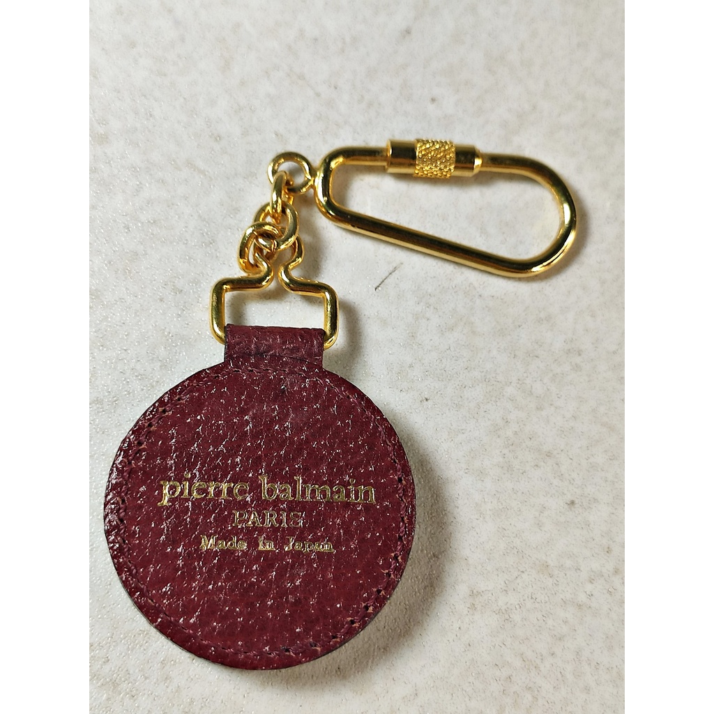 VINTAGE PIERRE BALMAIN PARIS LEATHER KEY FOB KEYCHAIN | Shopee Philippines