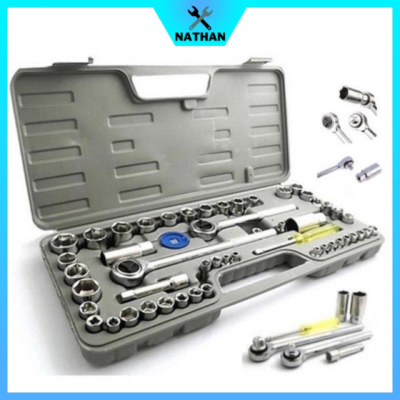 40 PCS COMBINATION SOCKET WRENCH SET NathanTools | Shopee Philippines