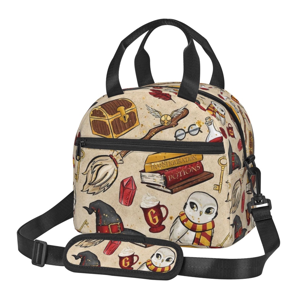 Harry Potter Lunch Box Reusable Lunch Bag For Women Large Capacity ...