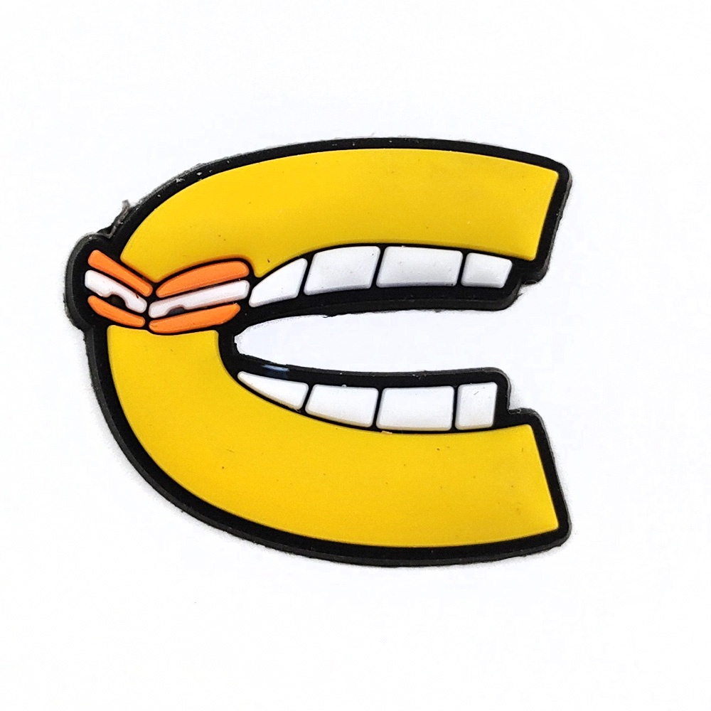 alphabet Crocs Charms Shoe Decoration jibbitz PVC Cute Clog Pins Shoe ...