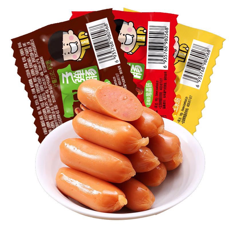Jin Mo Fang Hong Xiang Ji Pork Sausage Pork Jerky 10g | Shopee Philippines