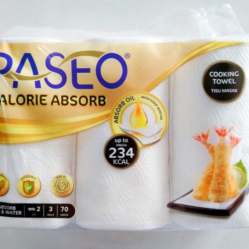 Paseo KITCHEN TOWEL TISSUE 3 ROLL PASEO COOKING TOWEL Tissue/COOKING ...