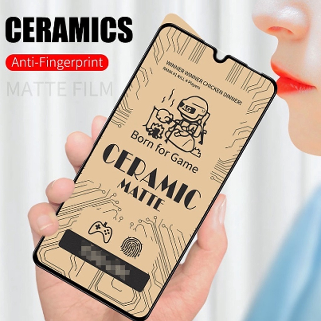 CERAMIC MATTE TEMPERED GLASS OPPO A52 A92 A53 2020 A54 A55 4G A56 5G ...