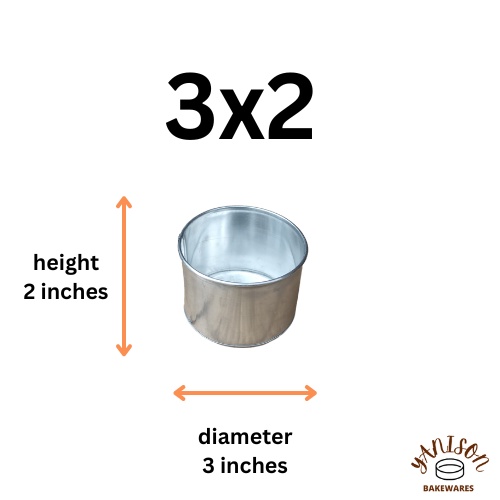 BENTO CAKE MOLDER 3x2 4x2 4x3 Standard Bento / MINI CAKE MOLDER / ROUND ...