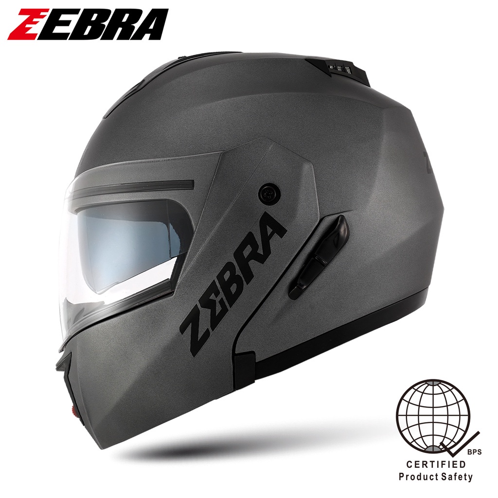 ZEBRA YM-602 Open Face Motorcycle Helmets Modular Motor Helmet Dual ...