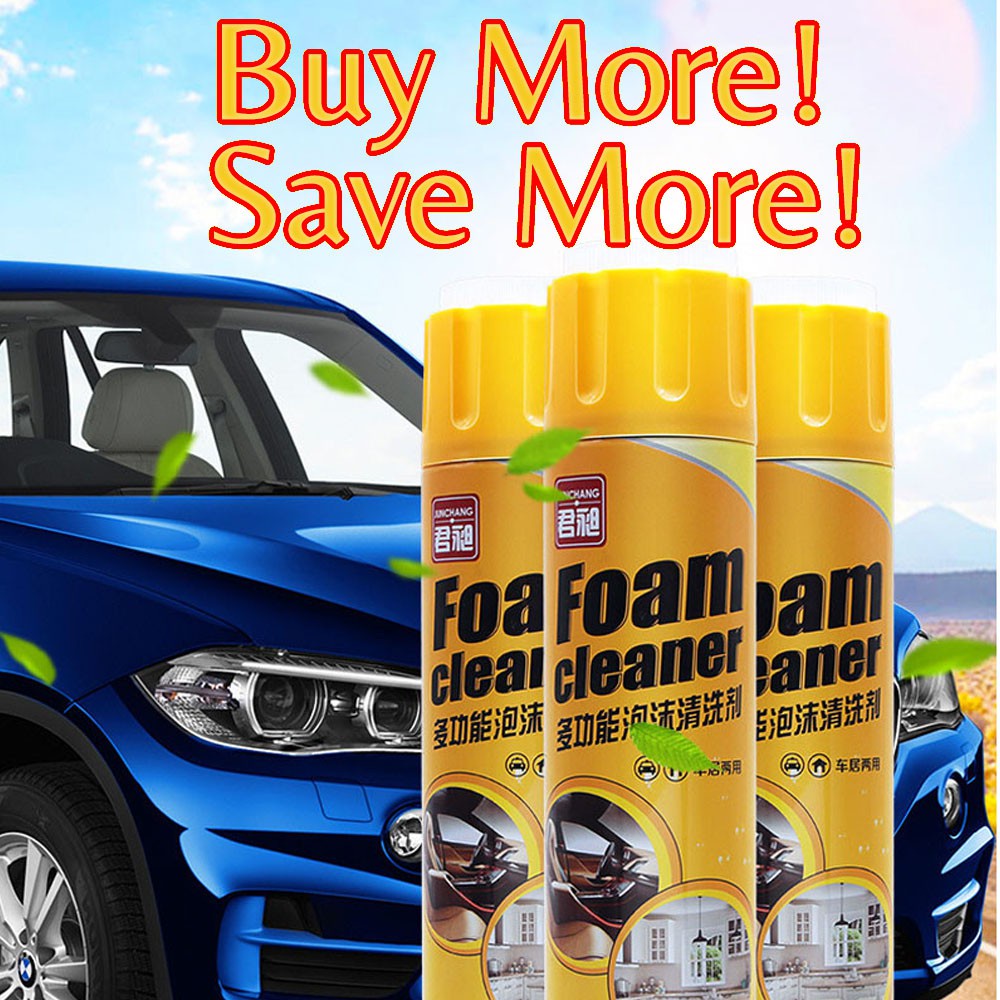 Multi-purpose Foam Cleaner 650ml with Brush On Top Made All-purpose Foam Cleaner Surface Spray ...