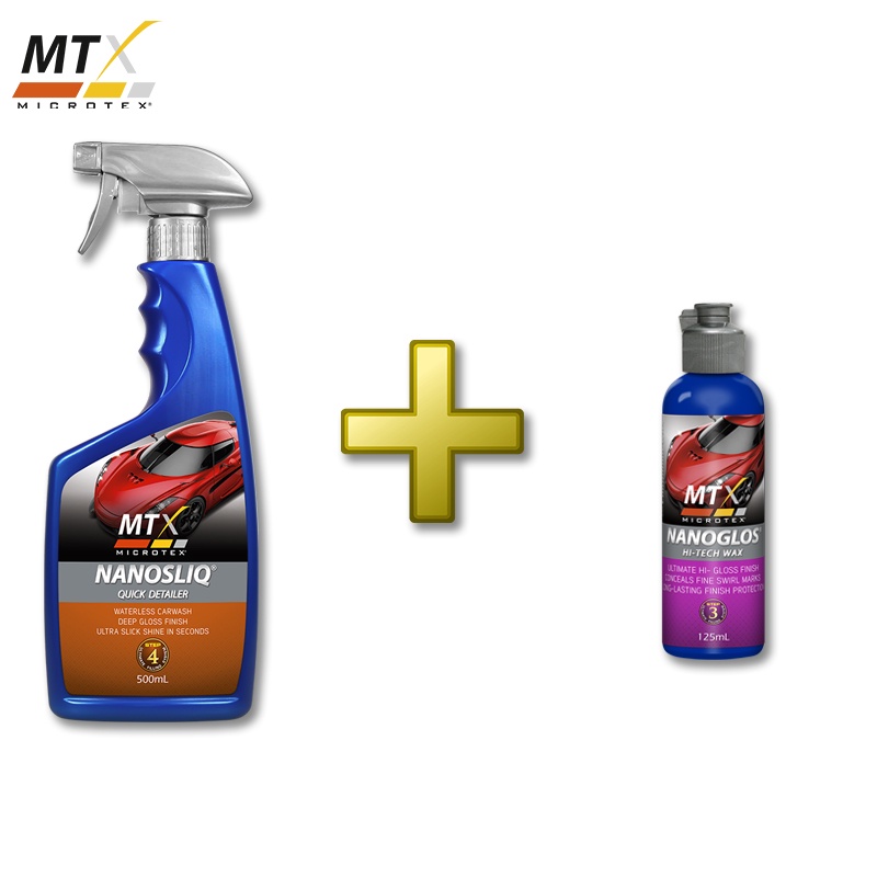 Microtex MTX Car Care Quick Detailer Carnauba Wax Spray NanoSLIQ 500ml ...