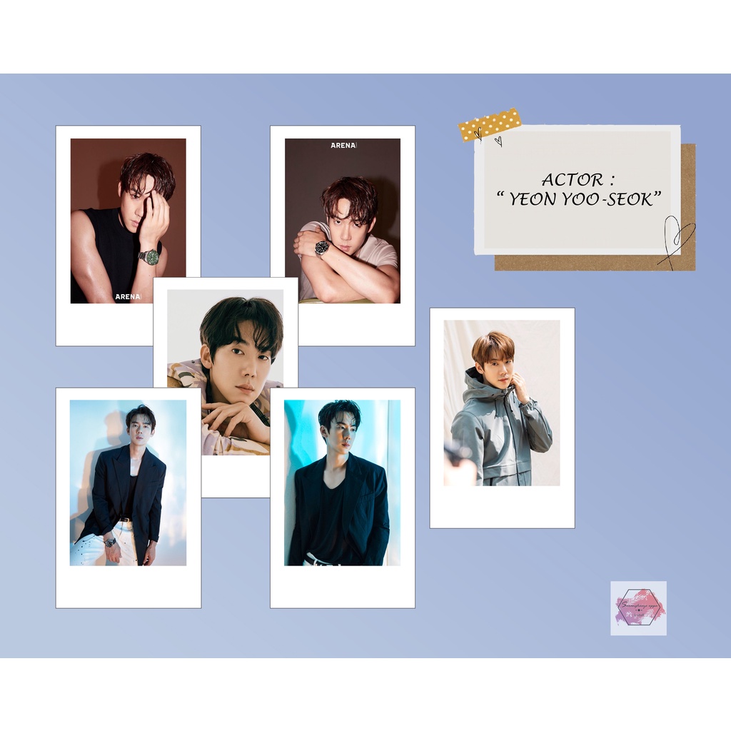 Yeon YOO-SEOK - K-ACTOR PATTERN PHOTOCARD contains 5 pcs | Shopee ...