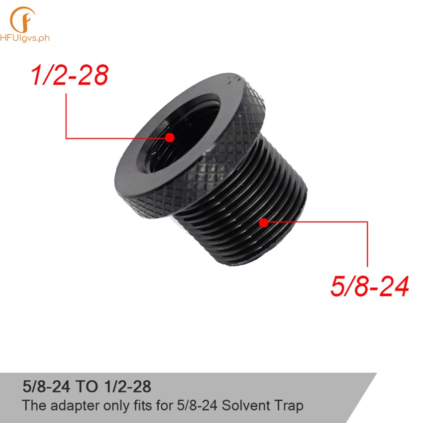 1pcs 5/8-24 to 1/2-20 for Barrel Thread Adapter Fuel Filter Tube Thread ...
