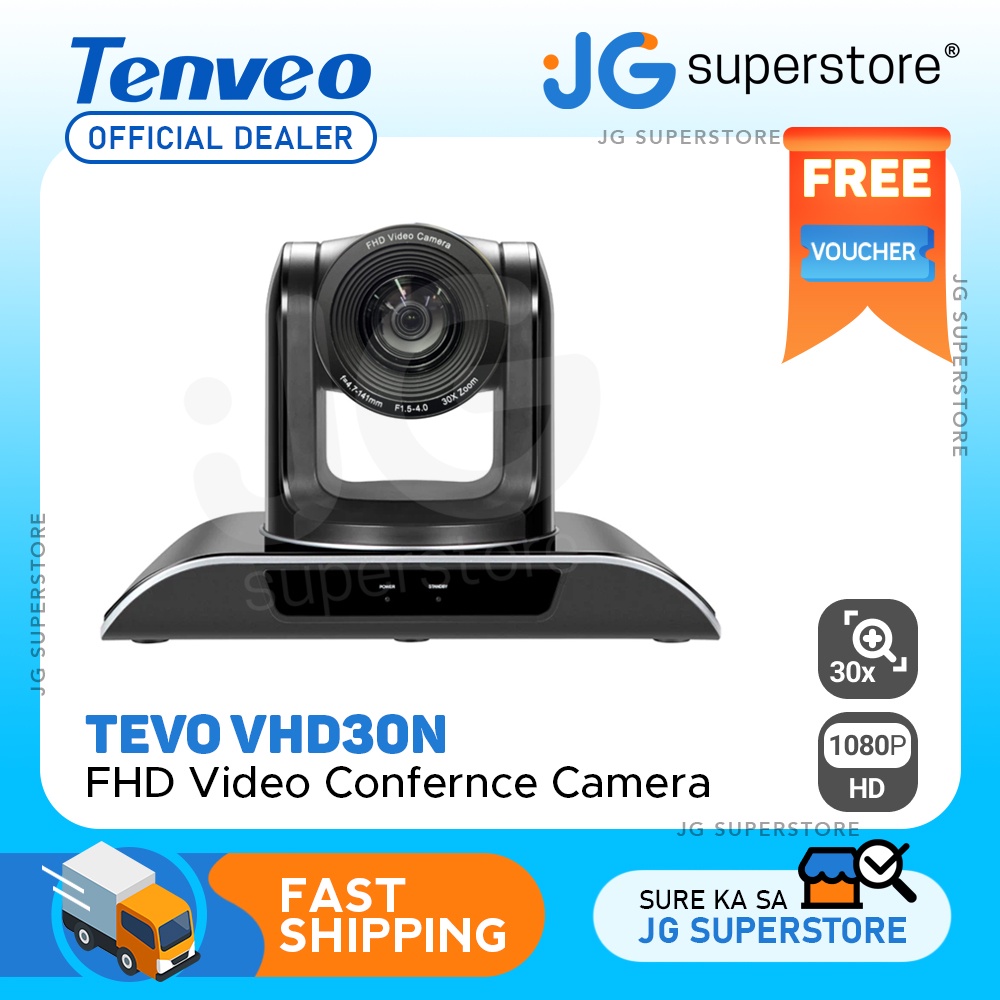 Tenveo TEVO VHD30N FHD 1080P PTZ Vid Conf. Cam w/LED Indi, 30X Zoom ...