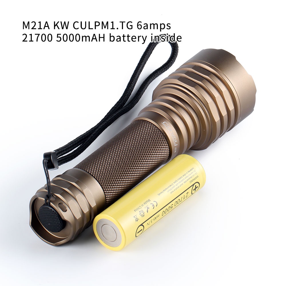 Convoy M21A with KW CULPM1.TG 6A driver,21700 flashlight,with battery ...