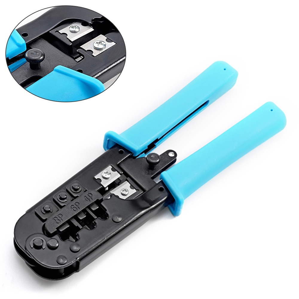 Crimping Pliers for Web Phone Multifunctional Crimper Cable Cutter ...