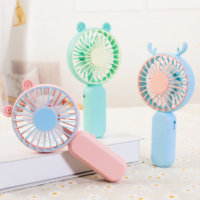 Rechargeable Hand Fan Built-in Battery Mini Fan USB Mini Hand Held Fan ...