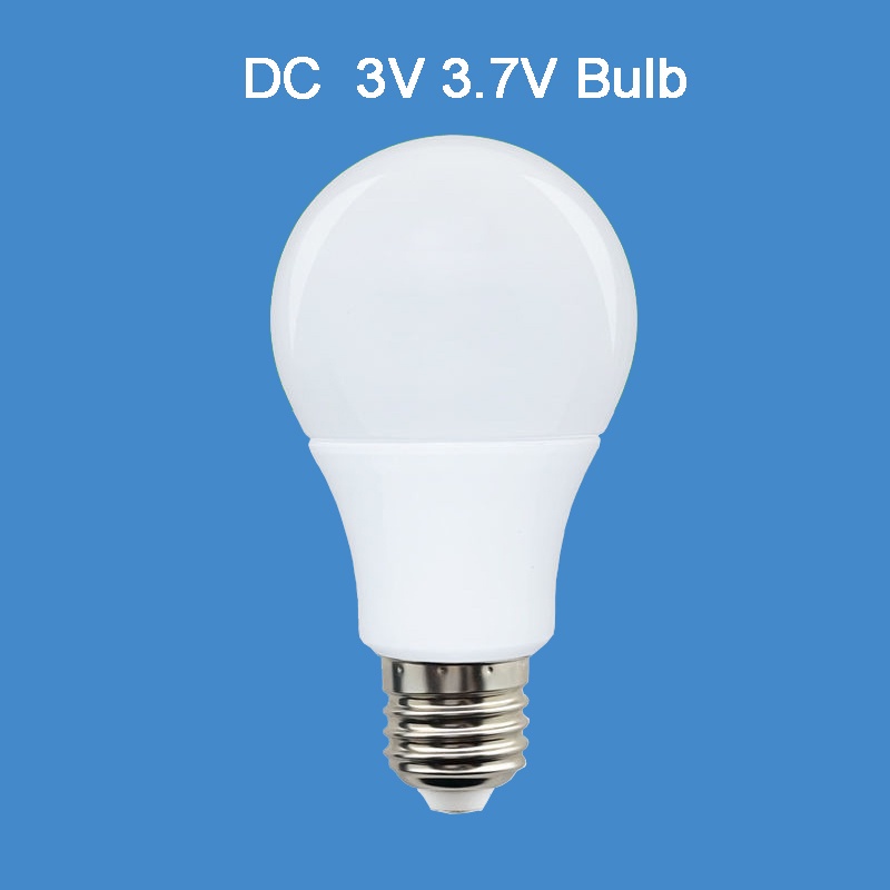 E27 DC 3W 3V Warm 5W 3.7V White Low Voltage Ball Shape High Brightness ...