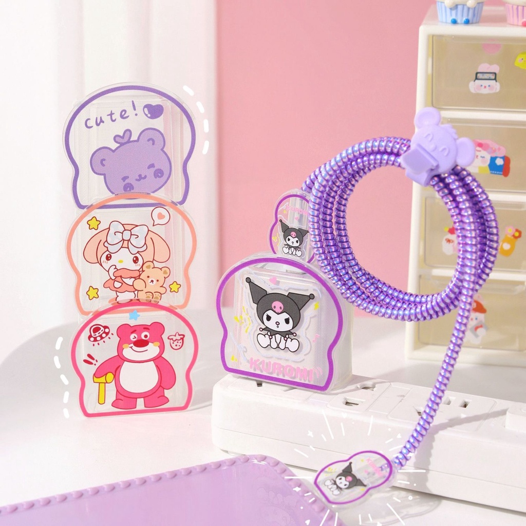 Cute Melody Losto Kuromi Charger Casing Compatible With iPhone USB ...