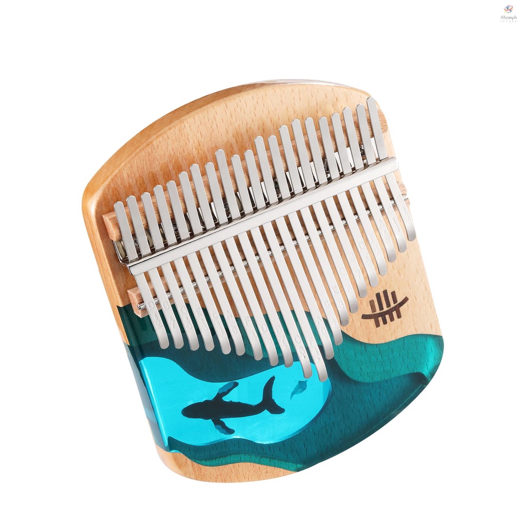 Tthp Hluru Kalimba Piano 21 Keys Beech Wood Thumb Finger Piano Portable ...