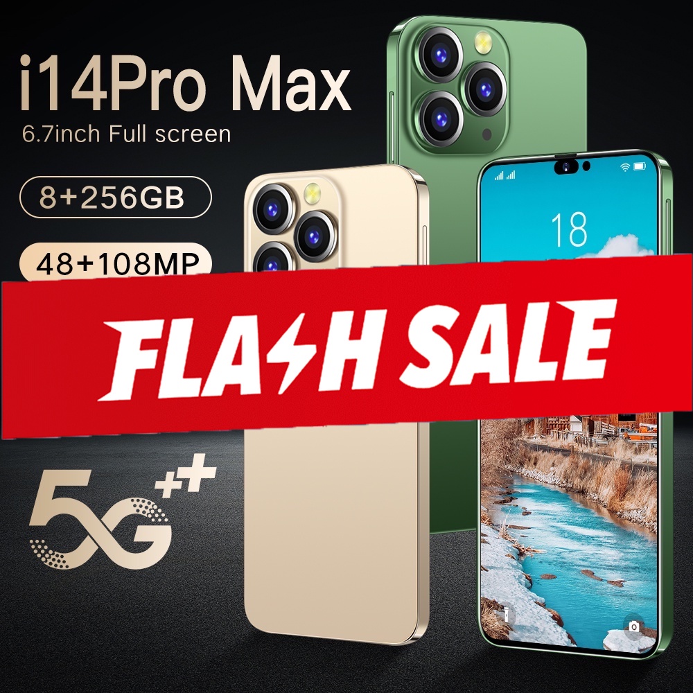 Hot Sale i14 Pro Max smartphone 16GB+512GB 7.5inches 24MP+58MP gaming ...