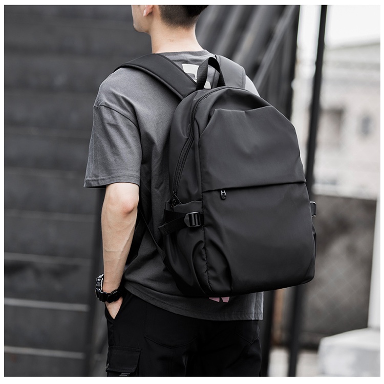 Young men fashion simple backpack Optional 14\15\17 inch laptop ...