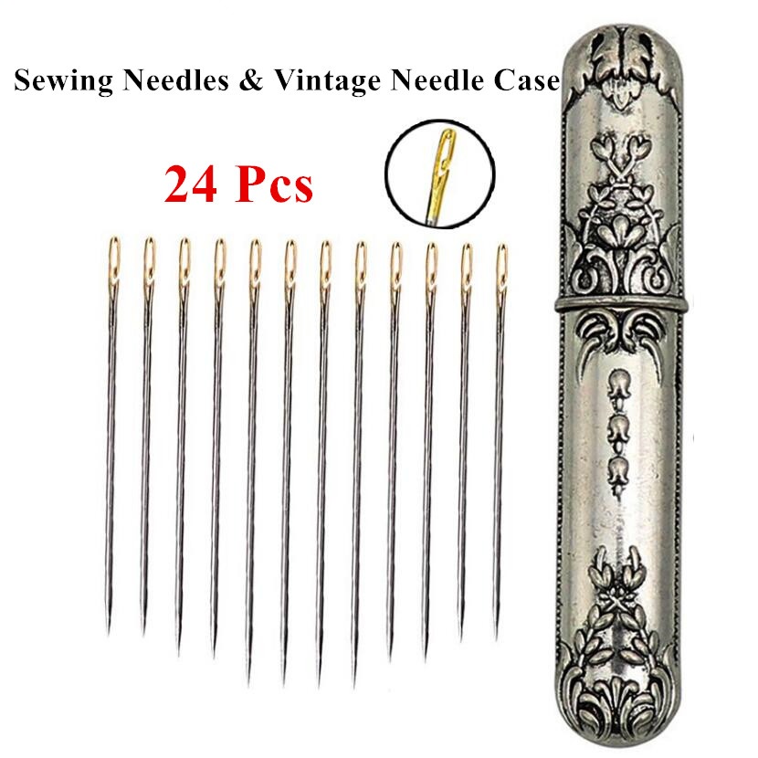 1 Set of Stainless Steel Silver Flower Needle Tubes and 2 Sets of Gold ...