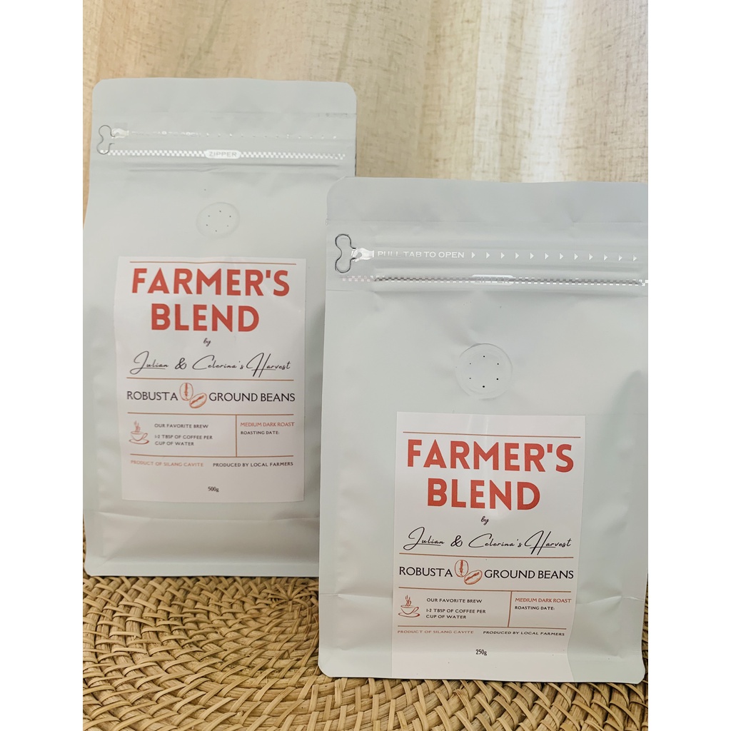 FARMER'S BLEND 100% ROBUSTA COFFEE (BEANS/GROUND BEANS) | Shopee ...