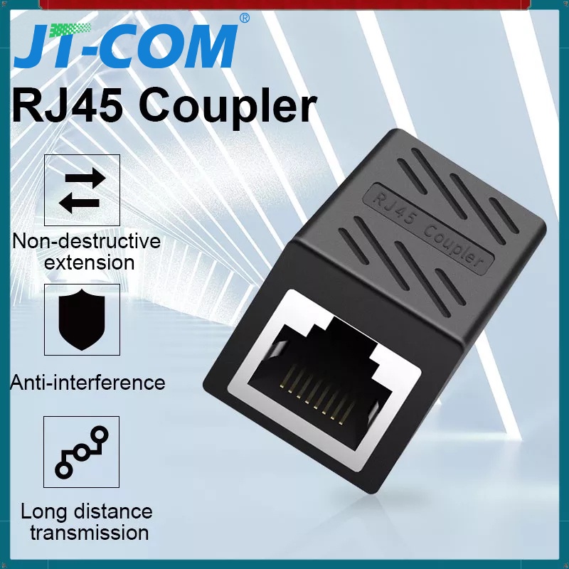 JT-COM Rj45 Ethernet Cable Adapter Connector Female to Female LAN ...