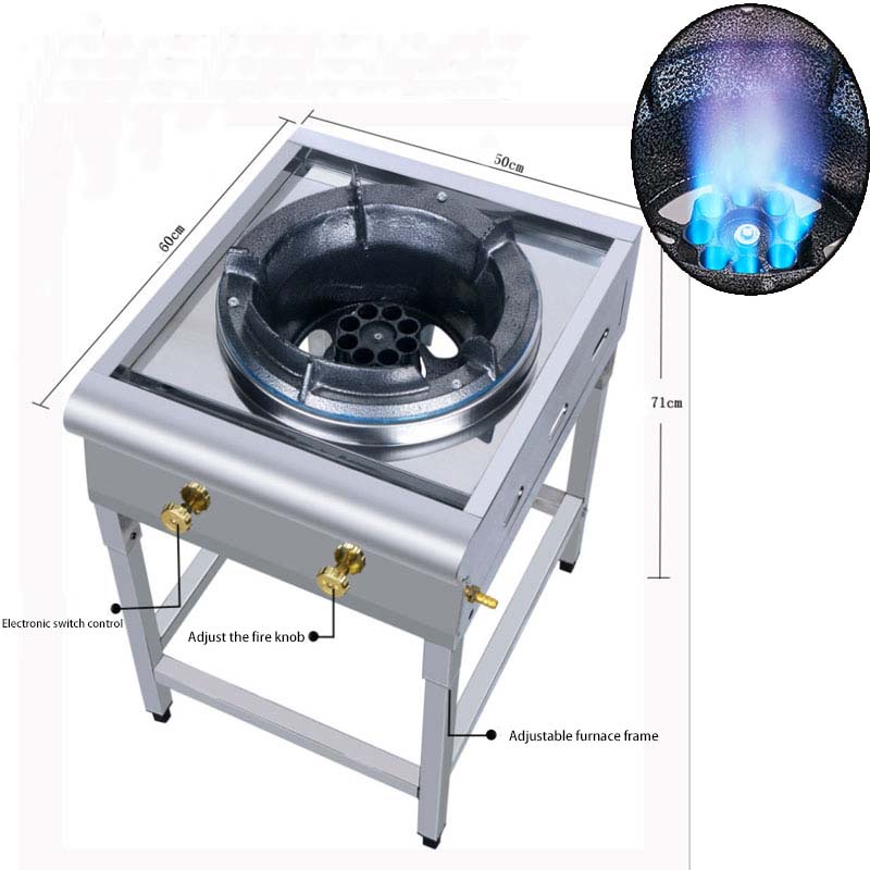 CHKUI high pressure burner gas stove stainless heavy duty burner single ...