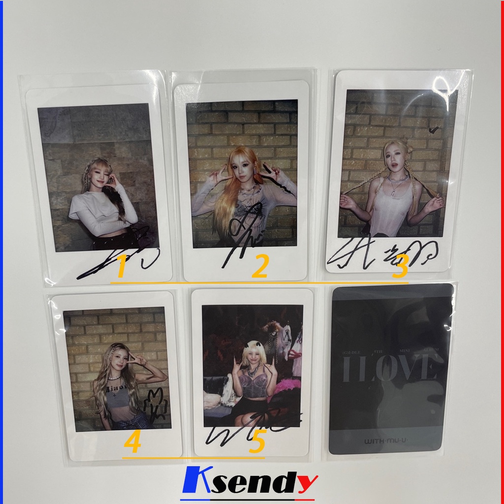 (G)I-DLE - I love POB CARD MEMBER select (WITHMUU) | Shopee Philippines