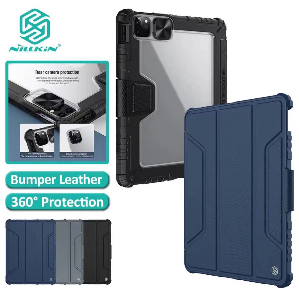 Nillkin Smart Flip Bumper Wake Leather Case iPad 7th iPad8th iPad9th 10 ...