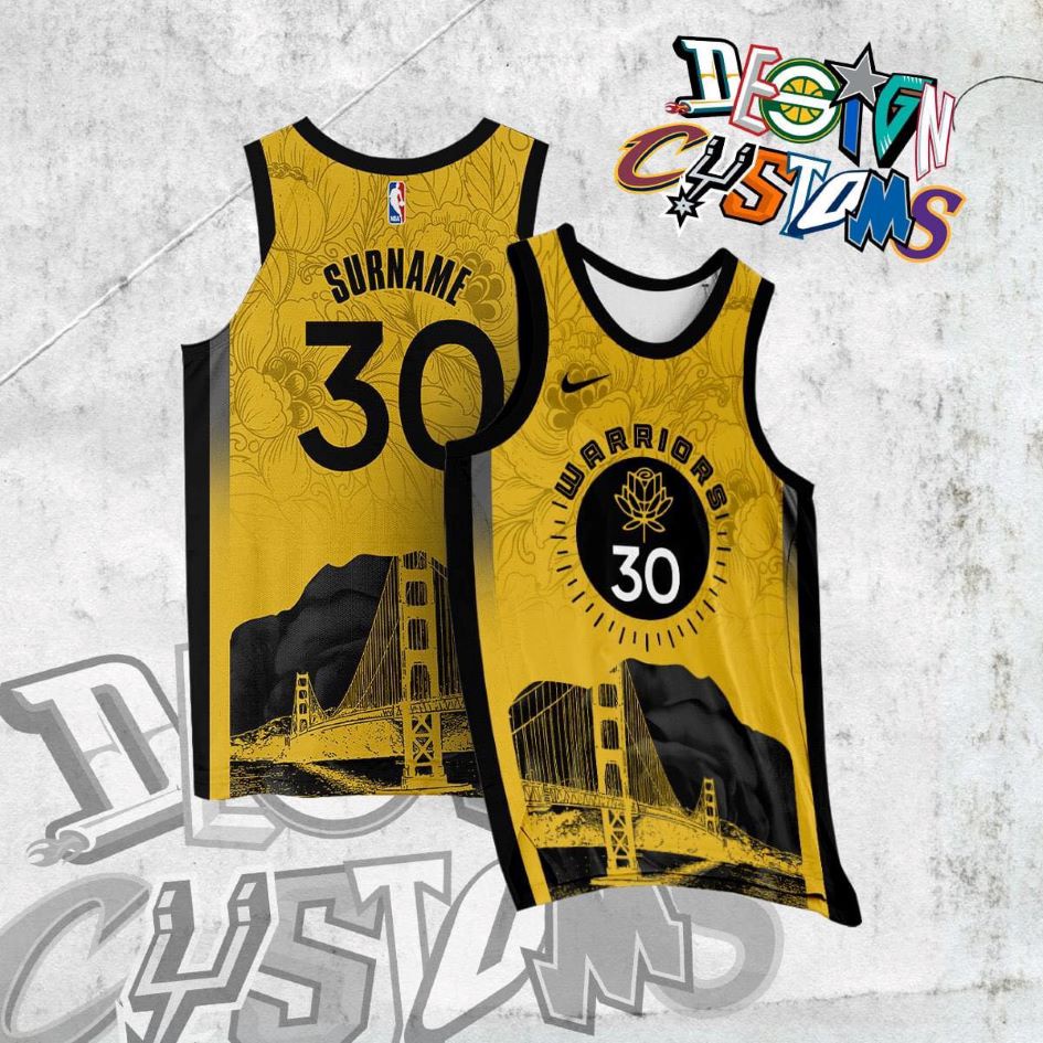 GSW 26 FREE CUSTOMIZE OF NAME & NUMBER ONLY FULL SUBLIMATION BASKETBALL ...