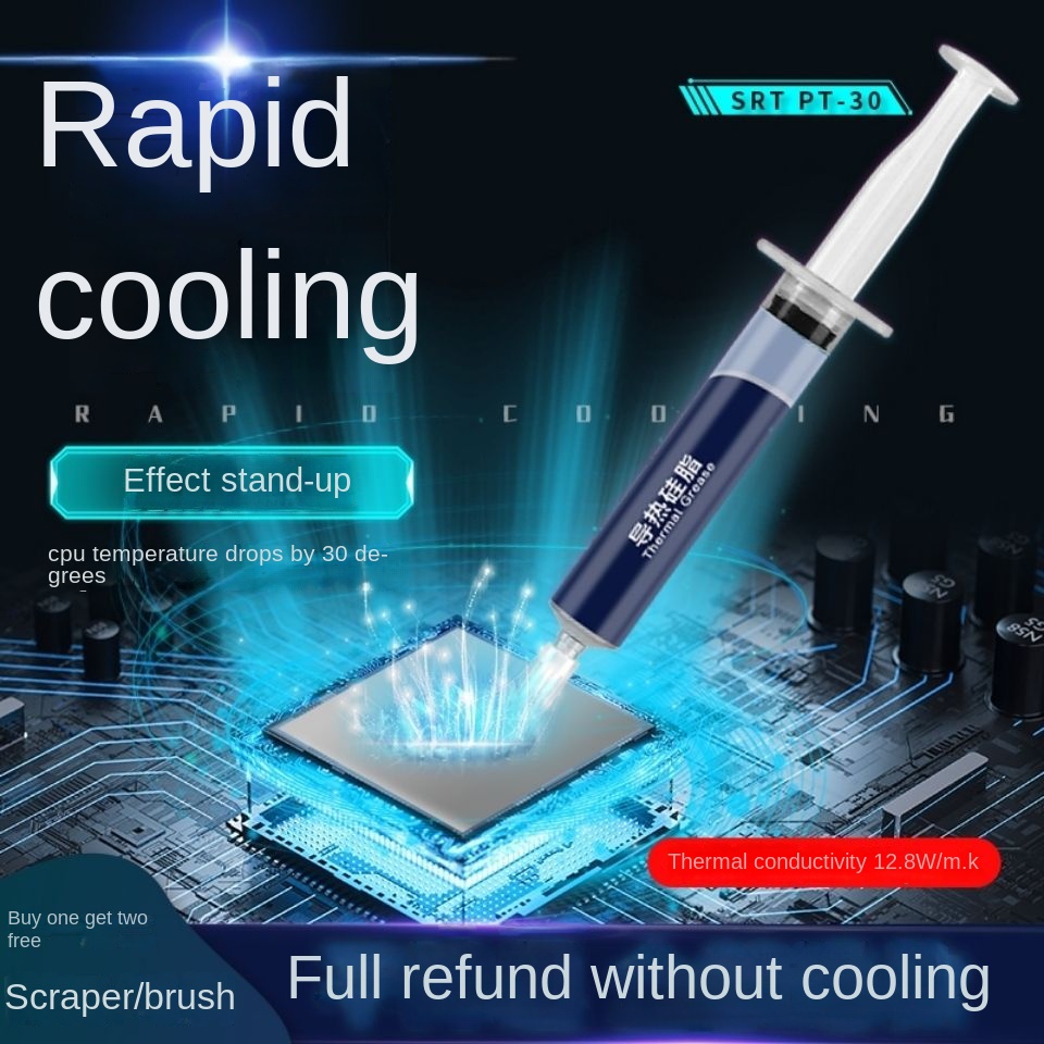 Thermal Conductive Silicone Grease cpu Paste Desktop Computer ...