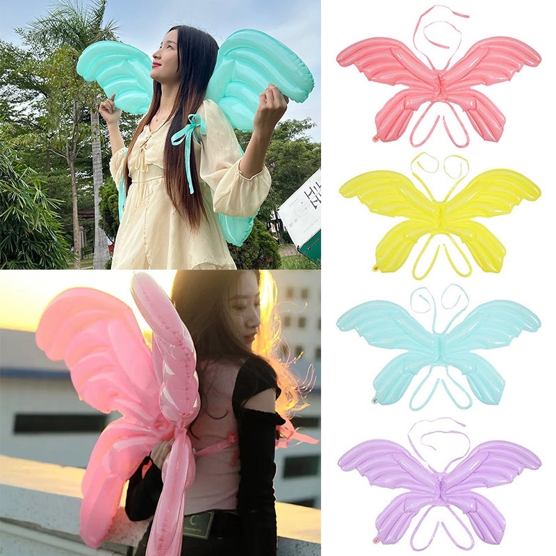 3D Butterfly Foil Balloon 47inch Large Angel Wing Balloon Butterfly ...