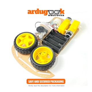 4WD 2WD Smart Car Robot Chassis Kit Arduino Compatible Robotics Remote ...