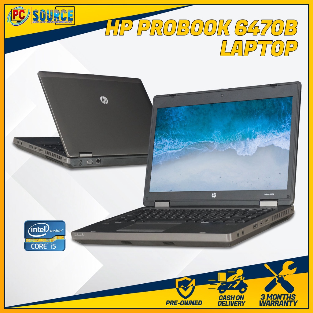 HP Probook 6470B LAPTOP i5 3rdgen 4GB RAM 320GB HDD 14" with CAMERA ...