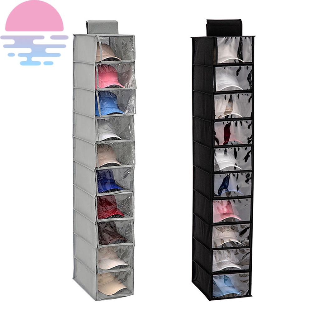 Short Title: Hat Rack 10 Shelf Hat Rack Organizer for Baseball Caps ...