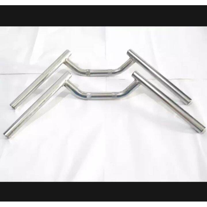 HITAM Short & THICK BLACK CROME RACING SPRINTER HANDLEBAR MSJ BRAND ...