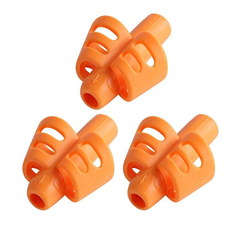 3Pcs/Set Soft Silica Pencil Grasp Two-Finger Gel Pen Grips Children ...