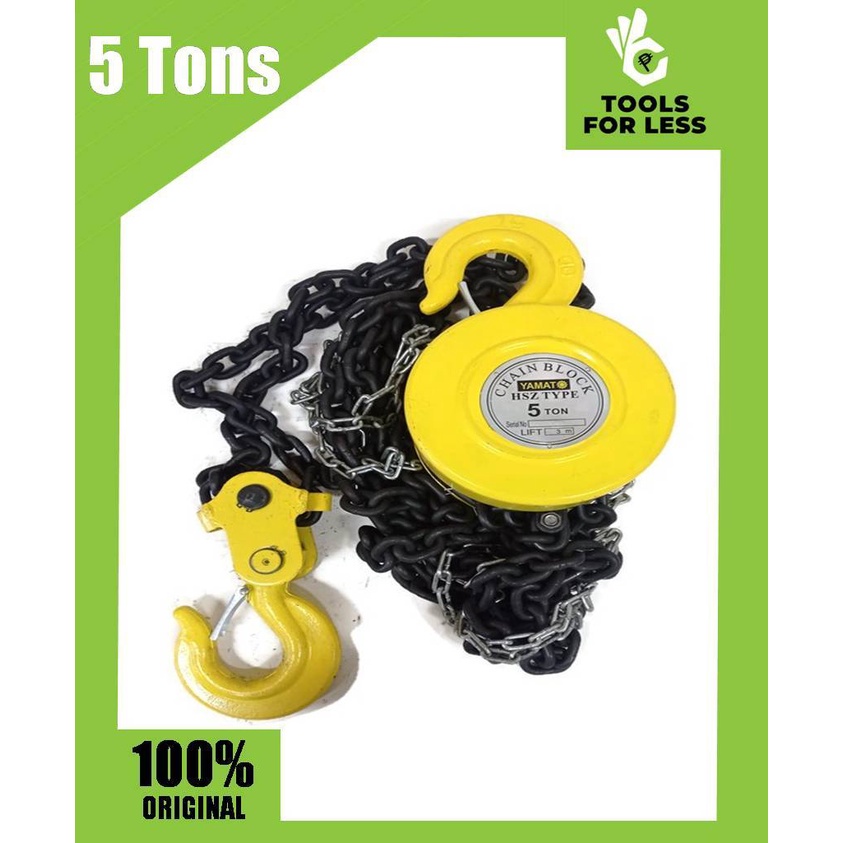 Yamato HSZ Series Chain Blocks (1T, 2T, 3T & 5T) | Shopee Philippines