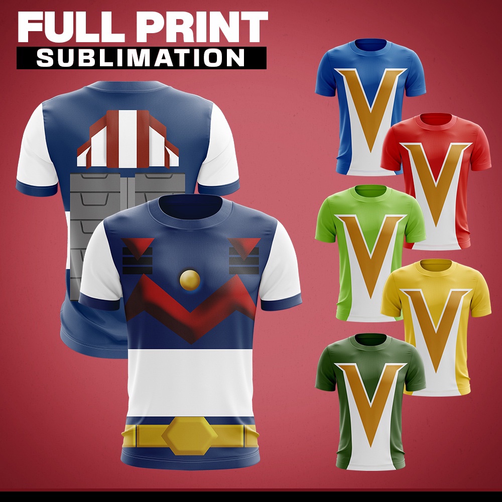 Shirt planet Full Sublimation Voltes V Shirt Inspired by Megumi oka ...
