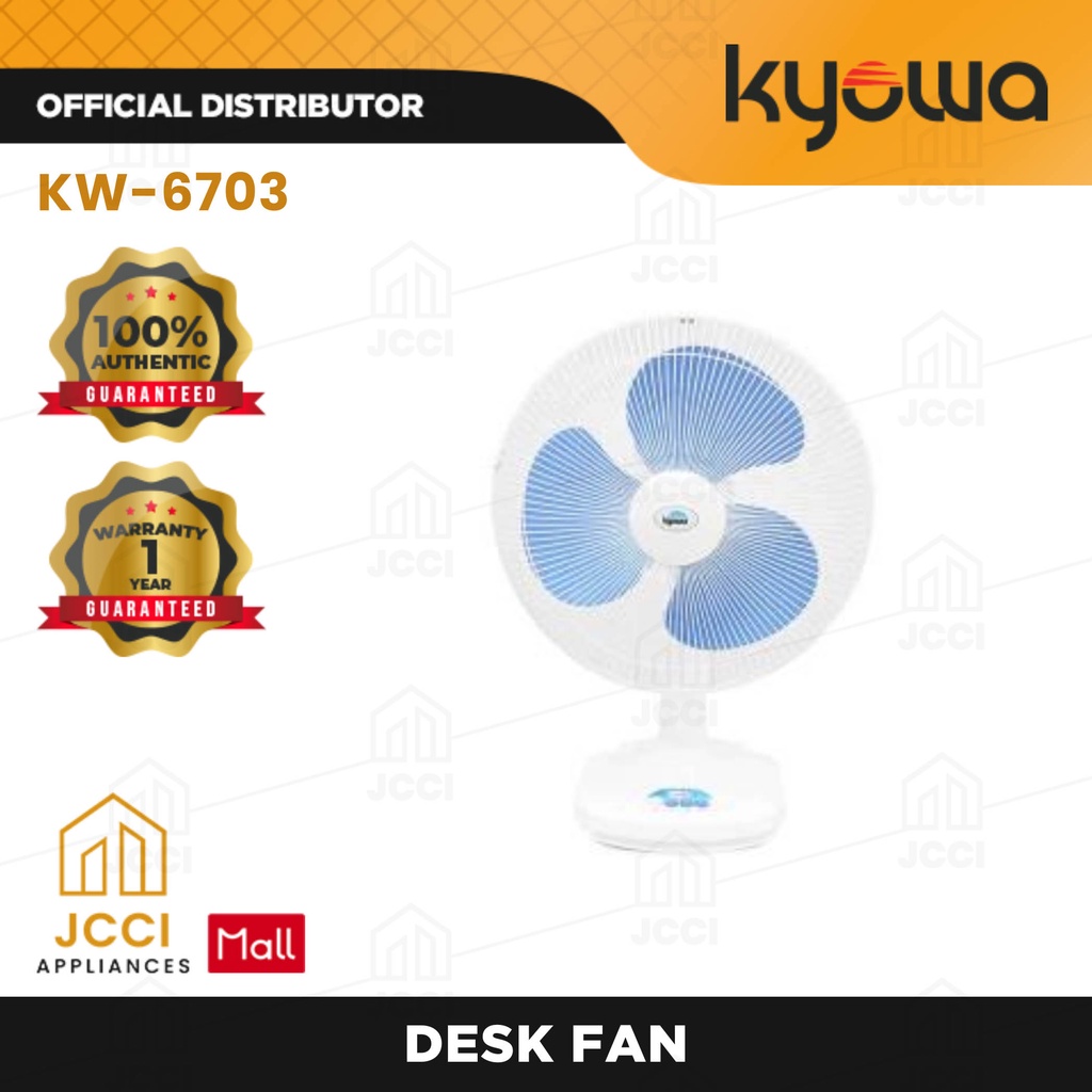 Kyowa Desk Fan 16" Original with 1 Year Warranty KW-6703 | Shopee ...