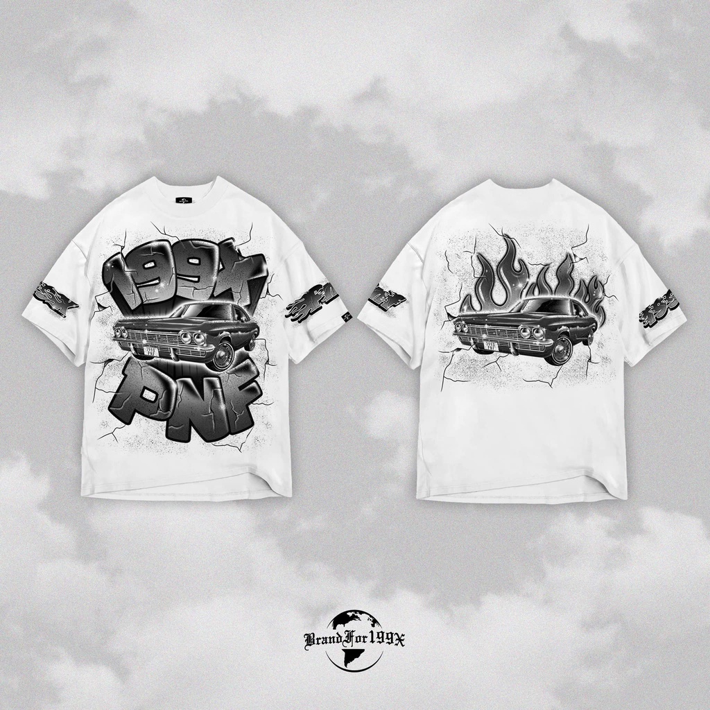 ALL LOCAL BRAND - Past n' Future x Brand 199x "RACER" Men T-Shirt ...