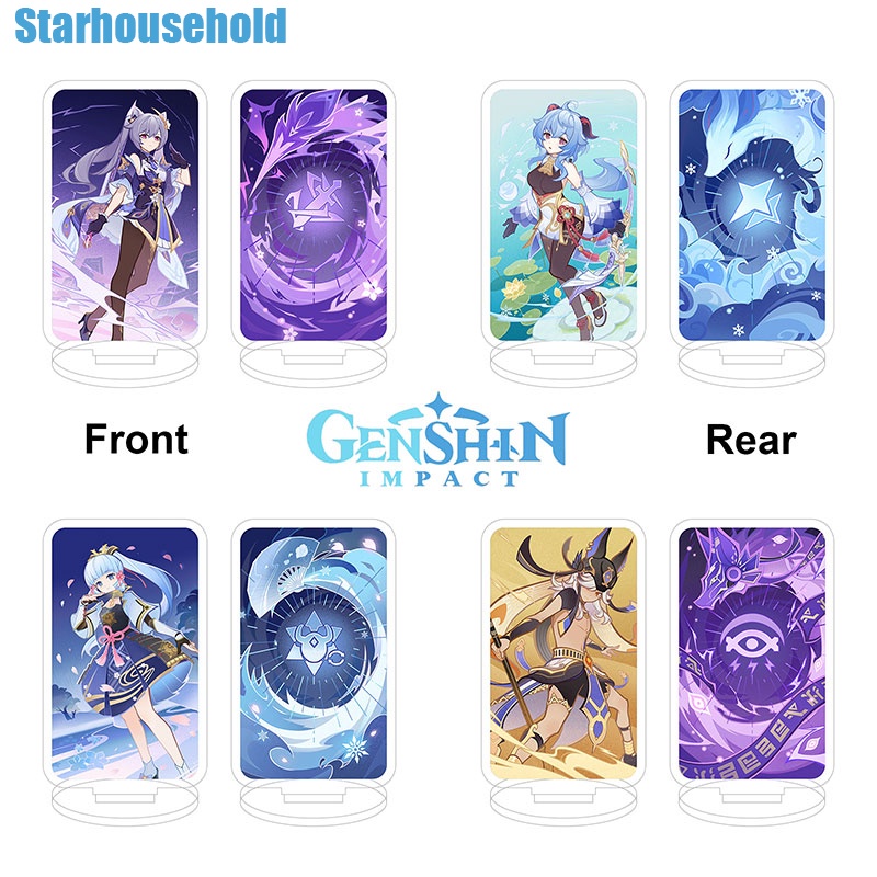 Genshin impact stand Genius lnvokation TCG Character Acrylic stand card ...