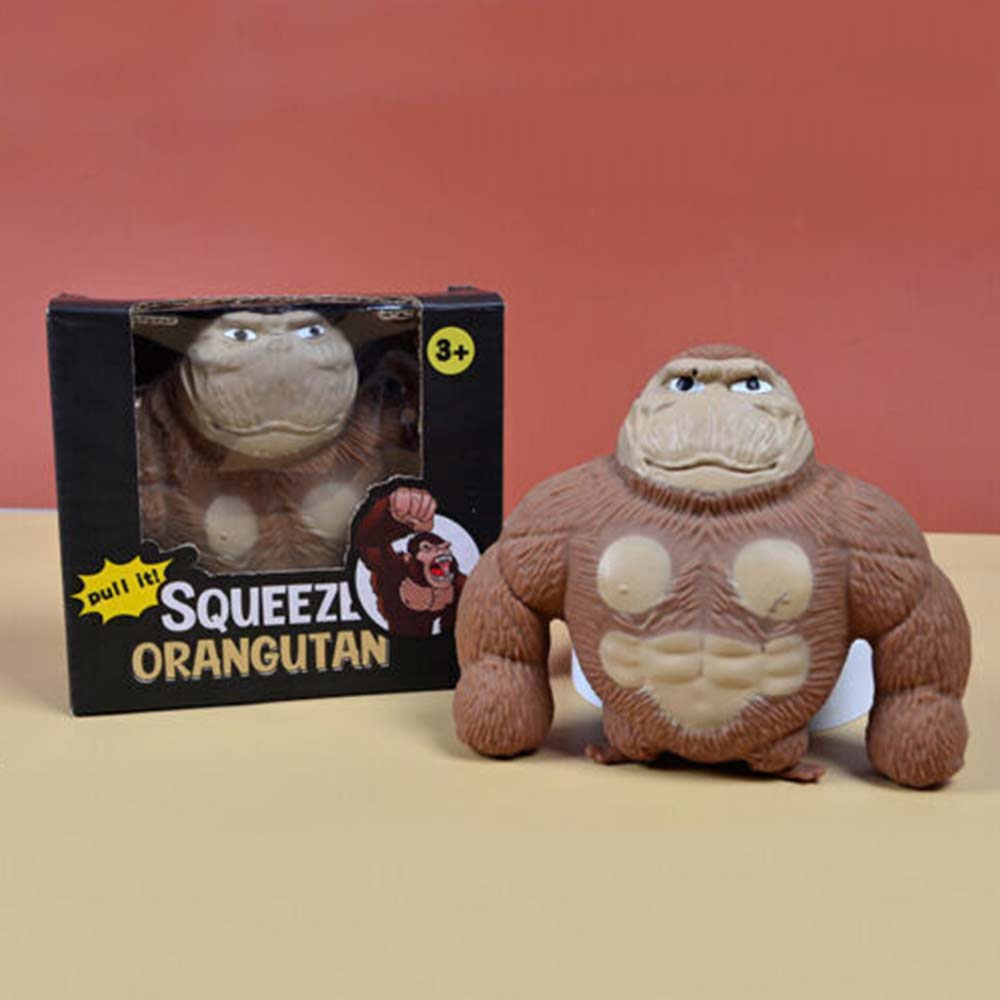 Simulation Gorilla Ape Stretchy Squishy Antistress Squeeze Elastic ...