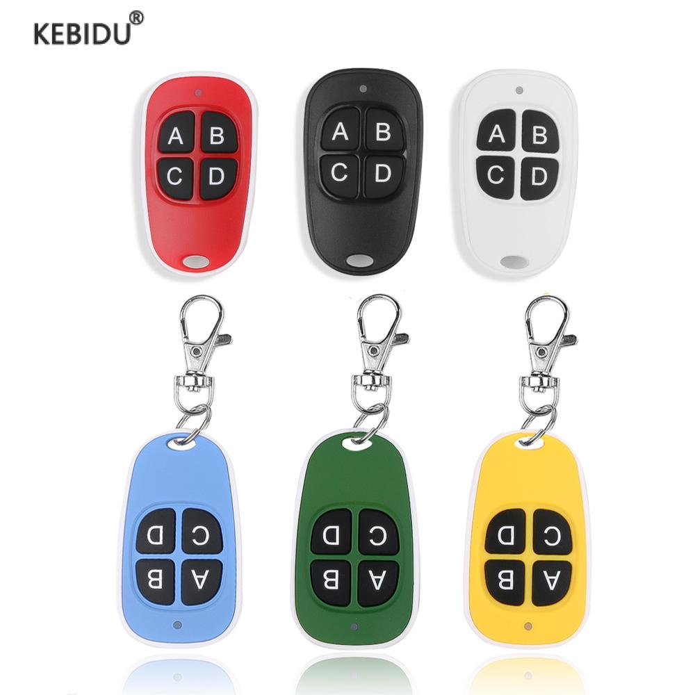 433MHz Universal Remote Control Copy Cloning Garage Door Remote Control Duplicator Key Fob ...